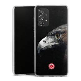 DeinDesign Galaxy A52s 5G Handy Silikon H&uuml;lle Case transparent Handyh&uuml;lle European Cup Eintracht Frankfurt Official Licensed Product Silikon Case
