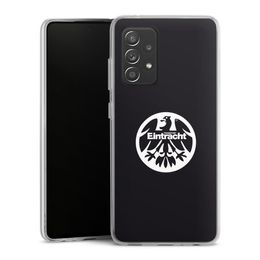 DeinDesign Galaxy A52s 5G Handy Silikon H&uuml;lle Case transparent Handyh&uuml;lle Logo Eintracht Frankfurt Eagle Silikon Case