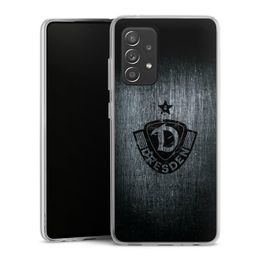 DeinDesign Galaxy A52s 5G Handy Silikon H&uuml;lle Case transparent Handyh&uuml;lle Vintage Sg Dynamo Dresden Official Licensed Product Silikon Case