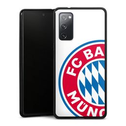 DeinDesign Galaxy S20 FE 5G Handy Silikon H&uuml;lle Case schwarz Handyh&uuml;lle Logo Fcb Fc Bayern M&uuml;nchen