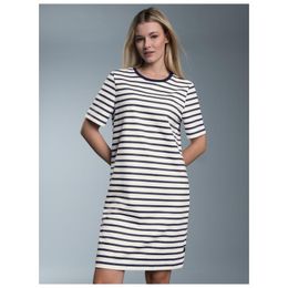 TRIGEMA Jerseykleid »Sweatkleid mit Ringelmuster« 1 Stk. tlg. natur M - US-Größen US-Größen M Sweat-Qualität