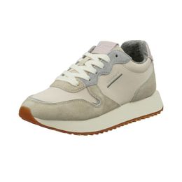 Gant Sneaker »Bevinda«, Plateausneaker, Schnürschuh mit weicher Lederinnensohle taupe-grau 42 42 Modischer Sneaker im Runners-Look