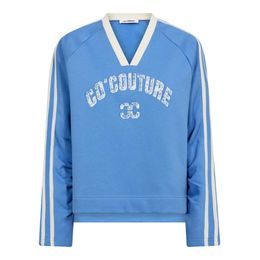 Co'Couture co'couture Sweatshirt 'Batu' Damen Gr&ouml;&szlig;e XS hellblau / wei&szlig;