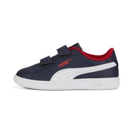 Puma Sneaker 'Smash 3.0 ' Jungen Größe 35 navy / rubinrot / weiß