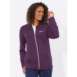 Trainingsjacke Catamaran, Damen, Gr. 44/46, lila (traube), 98% Polyester, 2% Elasthan, unifarben, Jacken