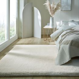 Hochflor-Teppich FLAIR RUGS "Ivy Luxury Fur", beige (creme), B:120cm H:50mm L:170cm, Kunstfaser, Teppiche