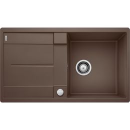 Granitspüle Blanco "METRA 5 S-F", braun (cafe), B:49 H:19 T:85, Verbundwerkstoff, Küchenspülen, erhältlich in mehreren Farben