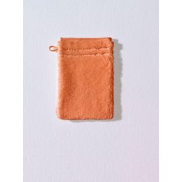Handtuch Vossen Gr. 1, orange (terrakotta), B:50cm L:100cm, Walkfrottee, 100% Baumwolle, Handt&uuml;cher