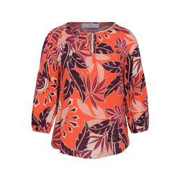 Wallis Petite Bluse Damen Gr&ouml;&szlig;e L dunkelorange / bordeaux / burgunder / offwhite