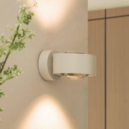 ARCCHIO LED-Wandleuchte Rotari, Linse, up/down, wei&szlig;, Metall