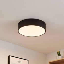 LINDBY LED-Deckenleuchte Simera, &Oslash; 30 cm, schwarz, dimmbar