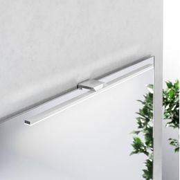 MCJ LED-Spiegelleuchte Triga IP44, chrom, 60cm, 4.000K