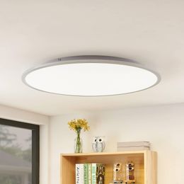 LINDBY LED-Deckenlampe Narima, 4.000 K, &Oslash; 80 cm, silber