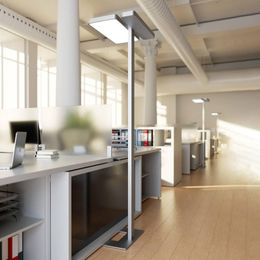 ARCCHIO LED-B&uuml;rostehlampe Aila, silber, Tageslichtsensor