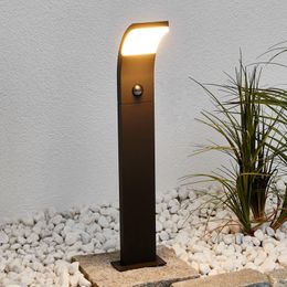LUCANDE LED-Wegelampe Timm, Sensor, 60 cm, anthrazit, IP54