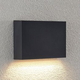 LED Aussenwandleuchte Jarte LINDBY, schwarz, Kunststoff, Modern, LED Wandleuchte außen