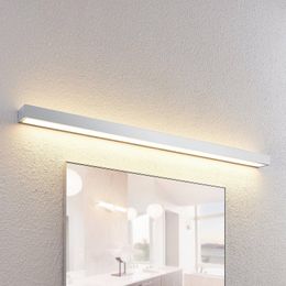 LINDBY LED-Bad-Wandleuchte Layan, 120 cm, chrom, Metall