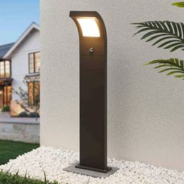 ARCCHIO LED-Wegelampe Advik, 100 cm, anthrazit, Sensor, IP54