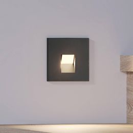 ARCCHIO LED-Einbaulampe Vexi, 7,5 cm x 7,5 cm, schwarz, CCT