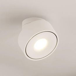 ARCCHIO Rotari LED-Deckenlampe, weiß, schwenkbar, Metall