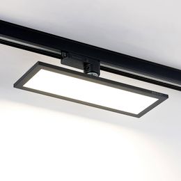 ARCCHIO LED-Panel Hairis, schwarz, 4.000 K, 30 cm, 3-Phasen