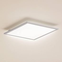 LINDBY LED-Panel Enhife, weiß, 40 x 40 cm, Metall, 4.000 K