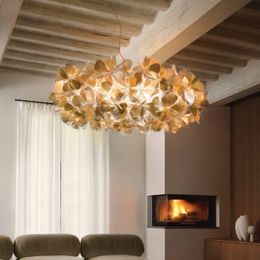 Slamp Hängeleuchte Clizia MAMA NON MAMA, Ø78cm, gold/rot