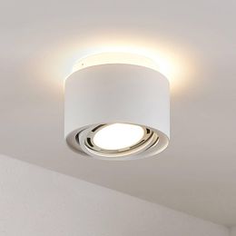 ARCCHIO Deckenlampe Walisa, Ø 15 cm, weiß, Metall, GU10