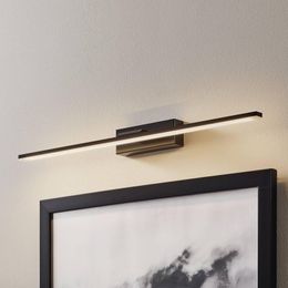 MCJ LED-Wandleuchte Miroir 60 cm schwarz 3000K