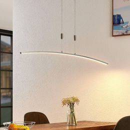 LINDBY LED-Hängeleuchte Phillie, höhenverstellbar, dimmbar