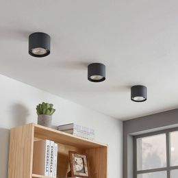 ARCCHIO Deckenstrahler Mabel, Ø 12 cm, grau, Metall, GU10