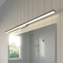 LINDBY LED-Bad- und Spiegelleuchte Alenia, 120 cm, chrom