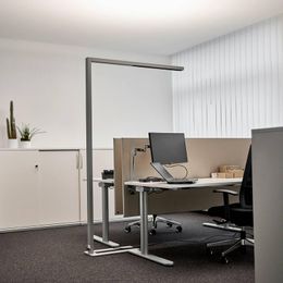 ARCCHIO LED-Büro-Stehlampe Jolinda, silber, CCT, Sensor,