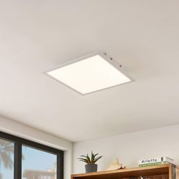 LINDBY LED-Panel Quais, 40 x 40 cm, weiß, Metall, 4.000K
