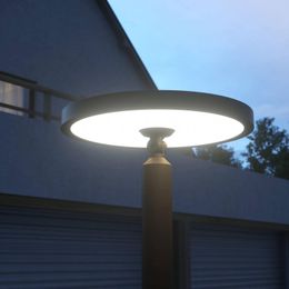 LUCANDE LED-Außenleuchte Akito, anthrazit, 220 cm, IP54