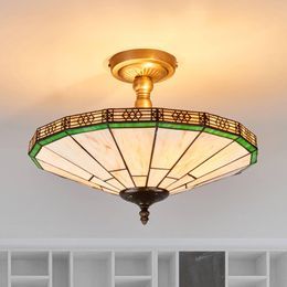 Searchlight Deckenleuchte New York im Tiffany-Stil