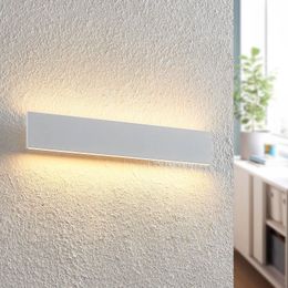 LINDBY LED-Wandleuchte Ignazia, 47 cm, wei&szlig;, Metall, up/down