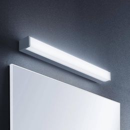 LINDBY LED-Badezimmerlampe Klea, 60 cm, chrom, Metall, IP44