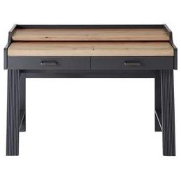 Konsolentisch Innostyle, grau (graphit, tischplatte artisan eiche, graphit, artisan eiche), B:120cm H:84cm T:53cm, Tische