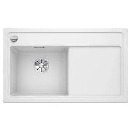 Küchenspüle Blanco "ZENAR 45 S", weiß, B:86cm H:19cm T:51cm, Verbundwerkstoff, Küchenspülen, Mit Ablauffernbedienung