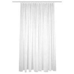 Gardine Heine HOME Gr. 5, weiß, B:600cm H:245cm, Polyester, Gardinen