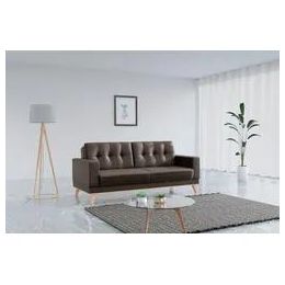 Sit & More 3-Sitzer SIT & MORE "Lavida", grau (anthrazit), B:215cm H:90cm T:97cm, 100% PES, Sofas