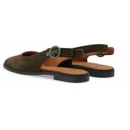 Ca'Shott Ballerina CA'SHOTT "Ca'Shott Ballet flats CASDIANA", Damen, Gr. 41, Normalschaft, braun, Obermaterial: 100% Leder, Schuhe