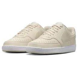 Sneaker Nike SPORTSWEAR "W COURT VISION LO NN", Gr. 43, lt orewood brn, lt orewood brn, weiß, Synthetik, Schuhe
