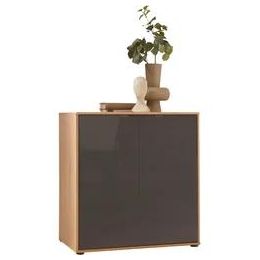 Kommode Wiemann "Cardiff Sideboard, Wäscheschrank, teilmassiv Erle, 80 cm", mocca, "tüv rheinland"– geprüfte sicherheit und qualität, ""emissionslabel" – umwelt, und gesundheitsfreundliche möbel (dgm), "din en iso 9001" – zertifiziertes qualitätsmanagementsystem, Erle,Glasmocca, Erle, Sideboards, verschiedenen Ausführungen, inklusive Einlegeboden
