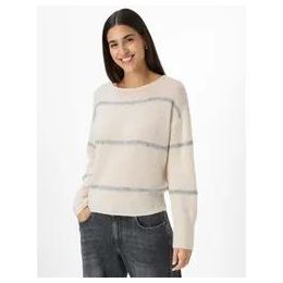 Strickpullover Brax "Style LISA", Damen, Gr. 46, grau, Strick, 43% Polyamid, 29% Wolle, 26% Alpaka, 2% Polyester, Rundhals, Pullover