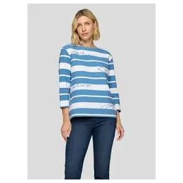 Print-Shirt Rabe "T-Shirt", Damen, Gr. 46, hellblau, 76%Baumwolle 16%Polyester 8%Elastan, gerade, Shirts