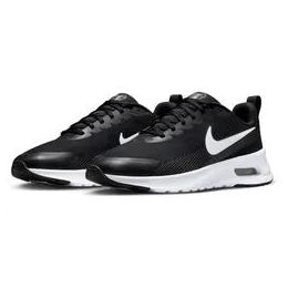 Sneaker Nike SPORTSWEAR "AIR MAX NUAXIS", Gr. 46, schwarz, weiß, schwarz, weiß, Synthetik, Textil, Schuhe