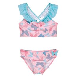 Playshoes Bikini in Rosa/ Türkis - 38% | Größe 98/104 | Kinder-bademode