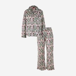 Erfurt Weißes Pyjama-Set mit Blumenmuster
